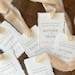 Deckled Edge Reserved Seating Tag With Ribbon | Customizable - Etsy
