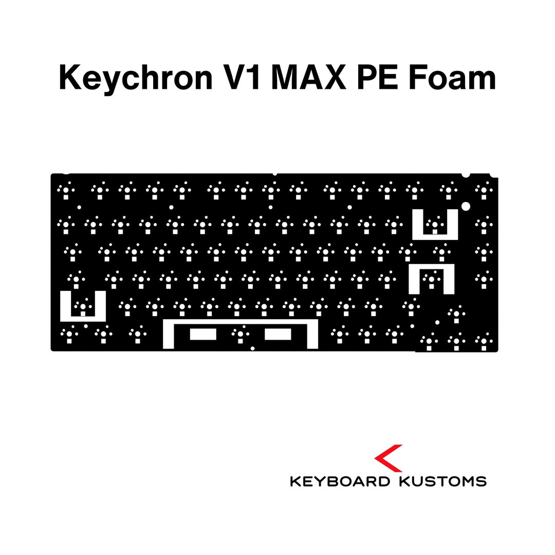Keychron V1 MAX PE Foam - Etsy