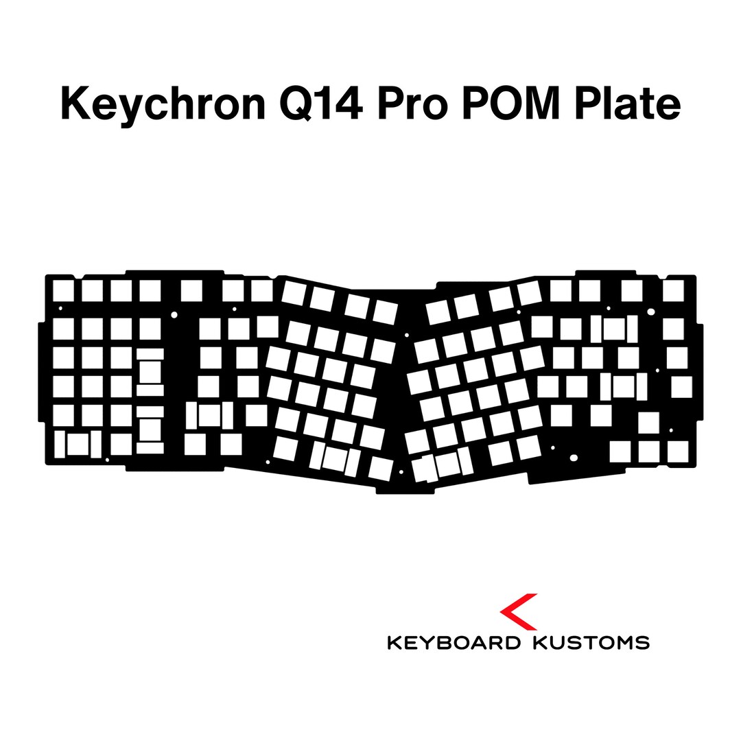 Precision Cut Keychron Q14 Pro POM Plate for Keyboard Modding ...