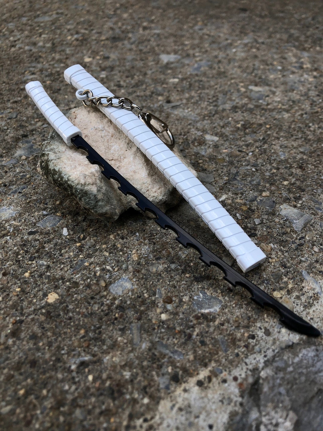 Anime Demon Metalic Charm Samurai Sword Anime Keychains - Etsy