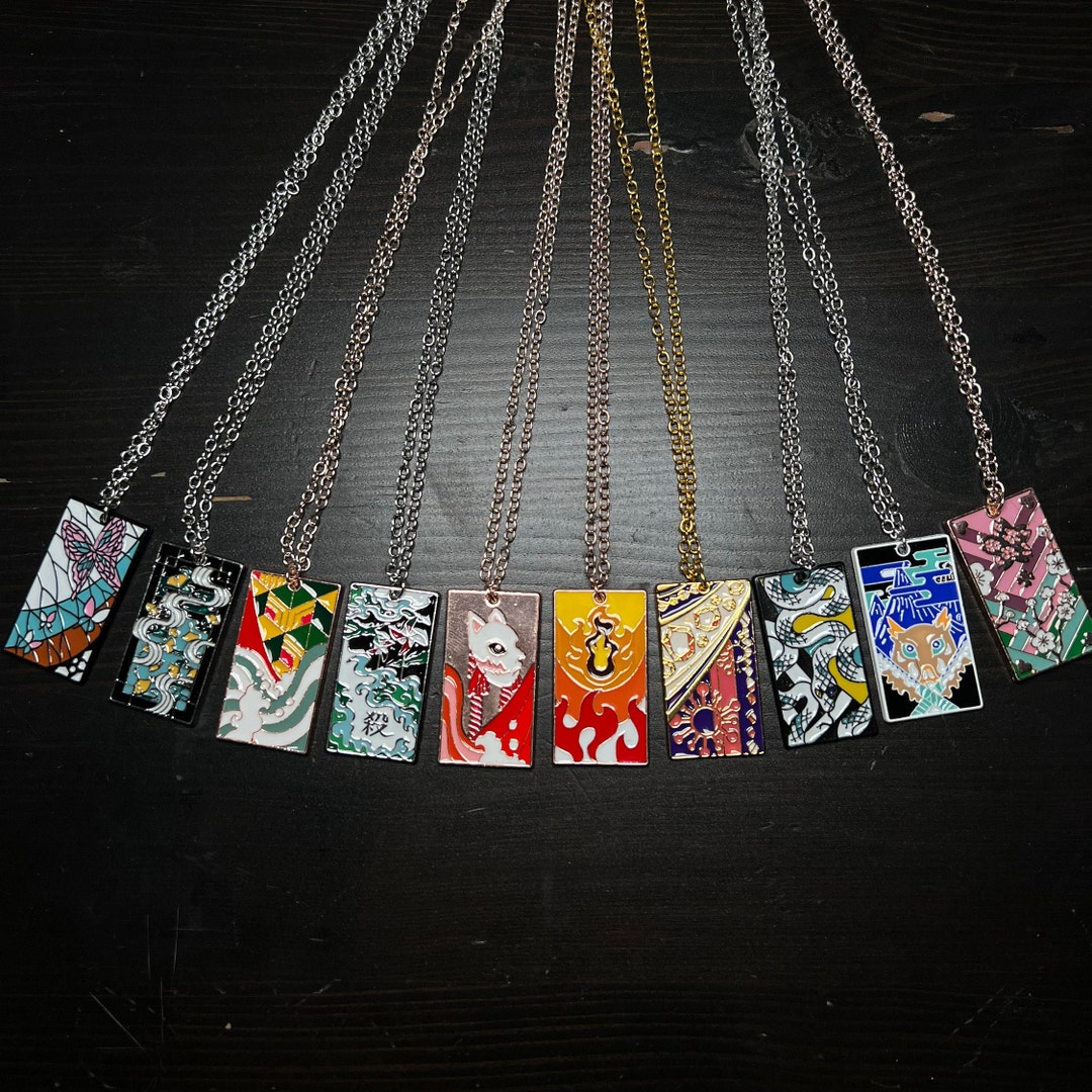 Handmade Demon Anime Necklace Necklace Anime Jewerly - Etsy