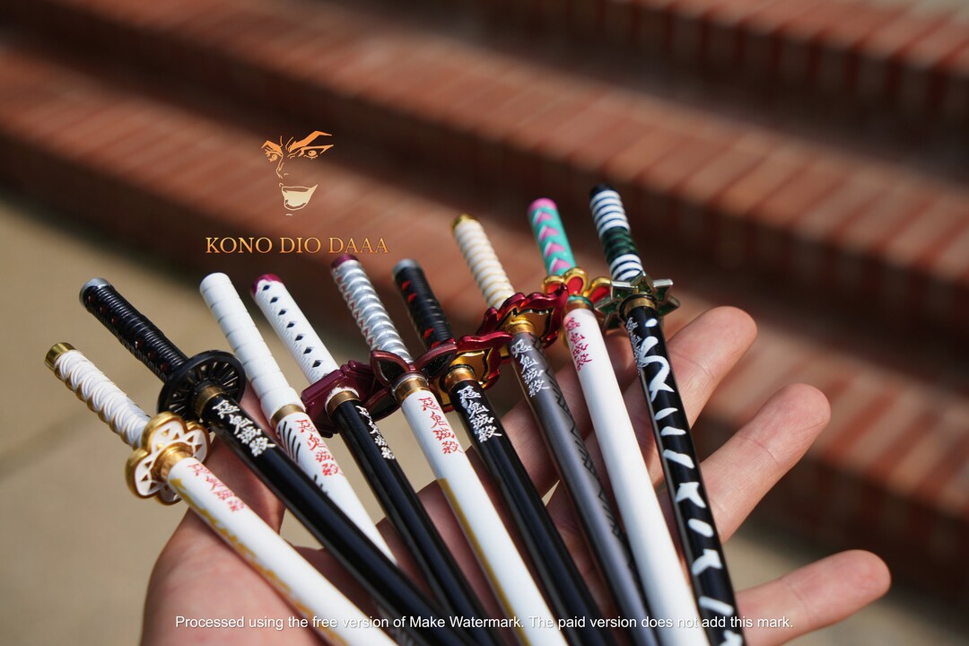 Anime Demon Sword Pen Japanese Katana Pen Anime Pen. Cosplay Props ...