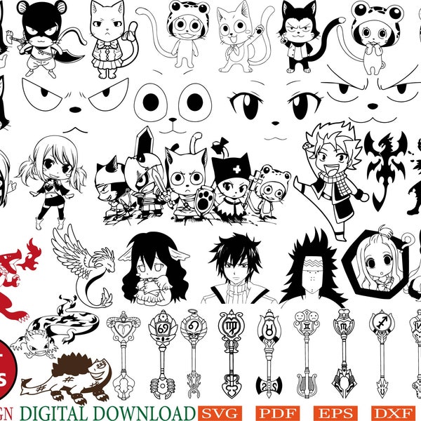 Anime Svg - Etsy
