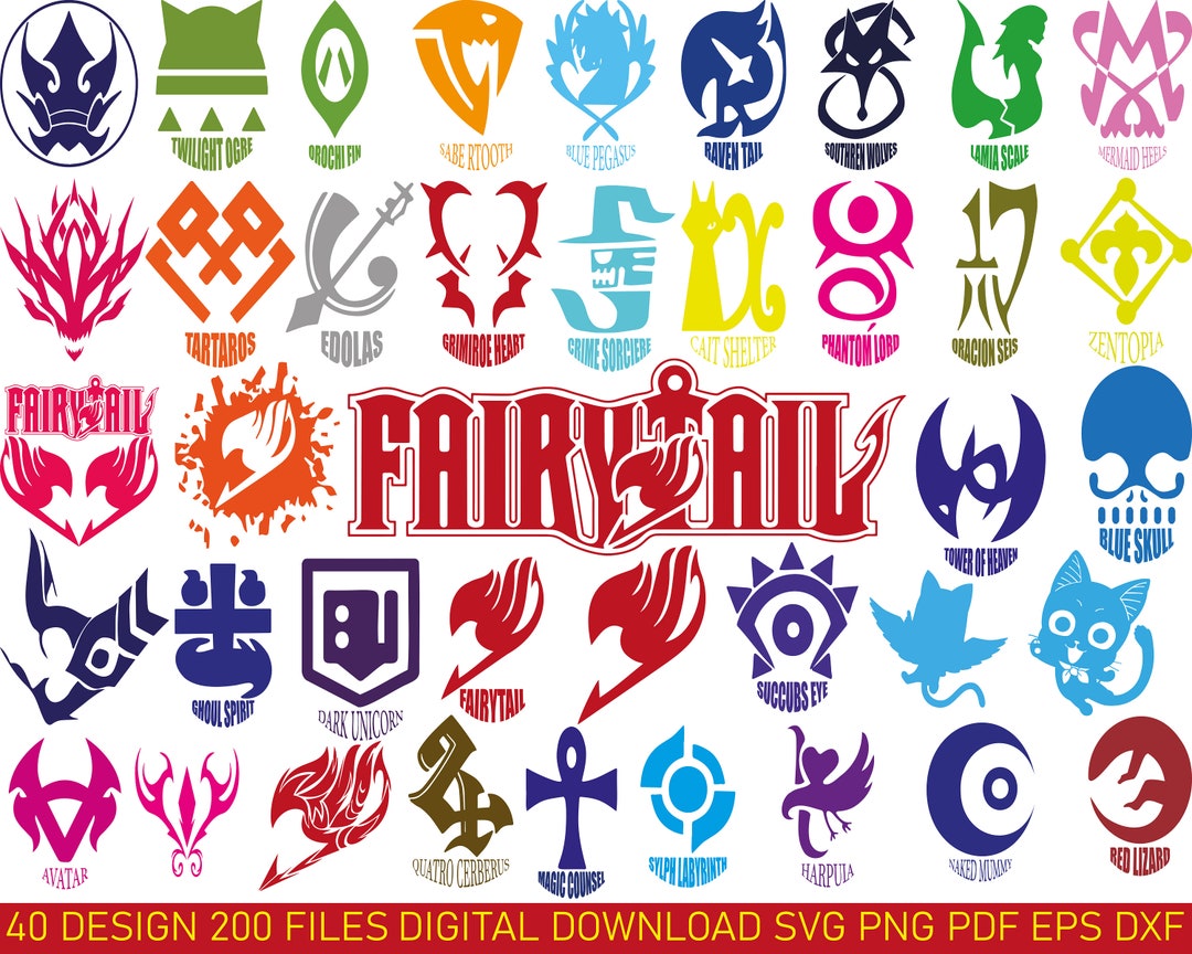 40 Designs | Anime Bundle SVG Digital Download | Japanese SVG | | Anime ...