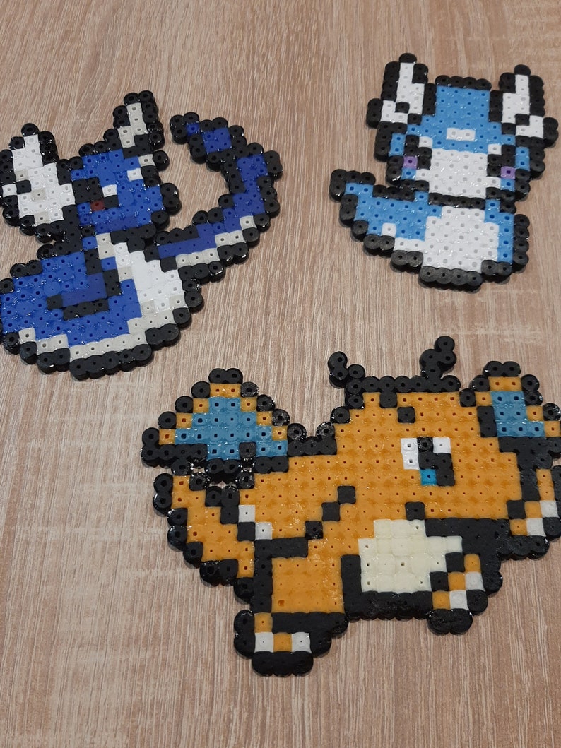 Pokémon / Pixel art / Hama Beads / slowpoke / slowbro / - Etsy España