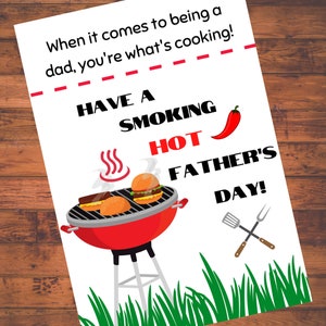 Father's Day Card Grilling - Etsy