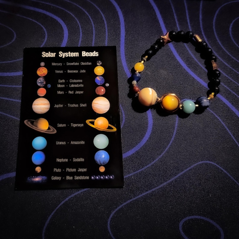 Solar System Bracelet - Etsy