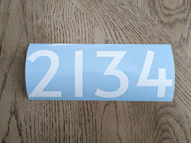 Modern House Numbers, Mailbox Address Numbers - Etsy