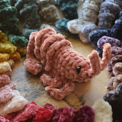 Crochet Shrimp large - Etsy