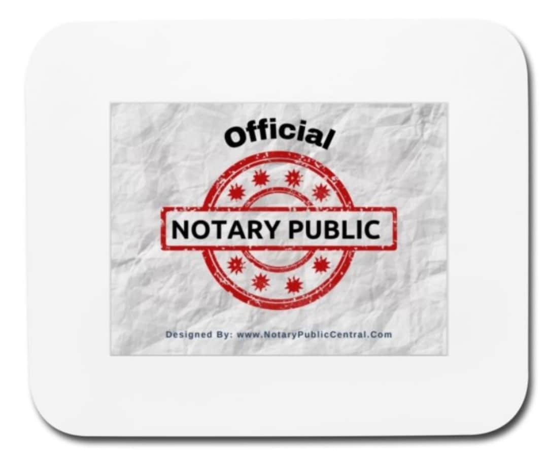 Notary Public Mouse Pad - Etsy