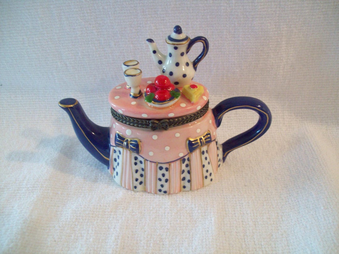 Teapot Trinket Box - Etsy