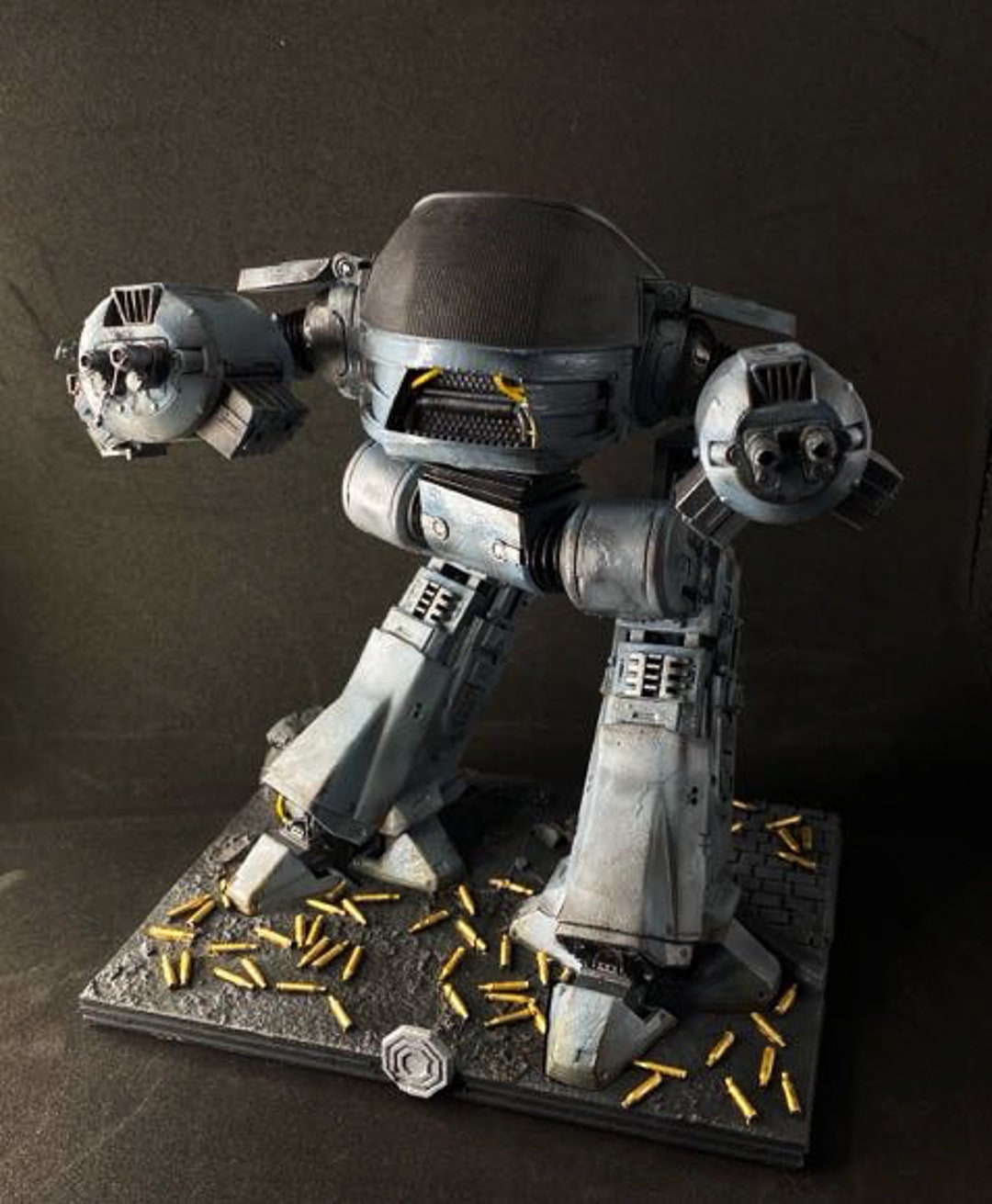 ED-209 Figure, 22 Cm Unique Piece, Robocop Inspired Hand Painted in ...