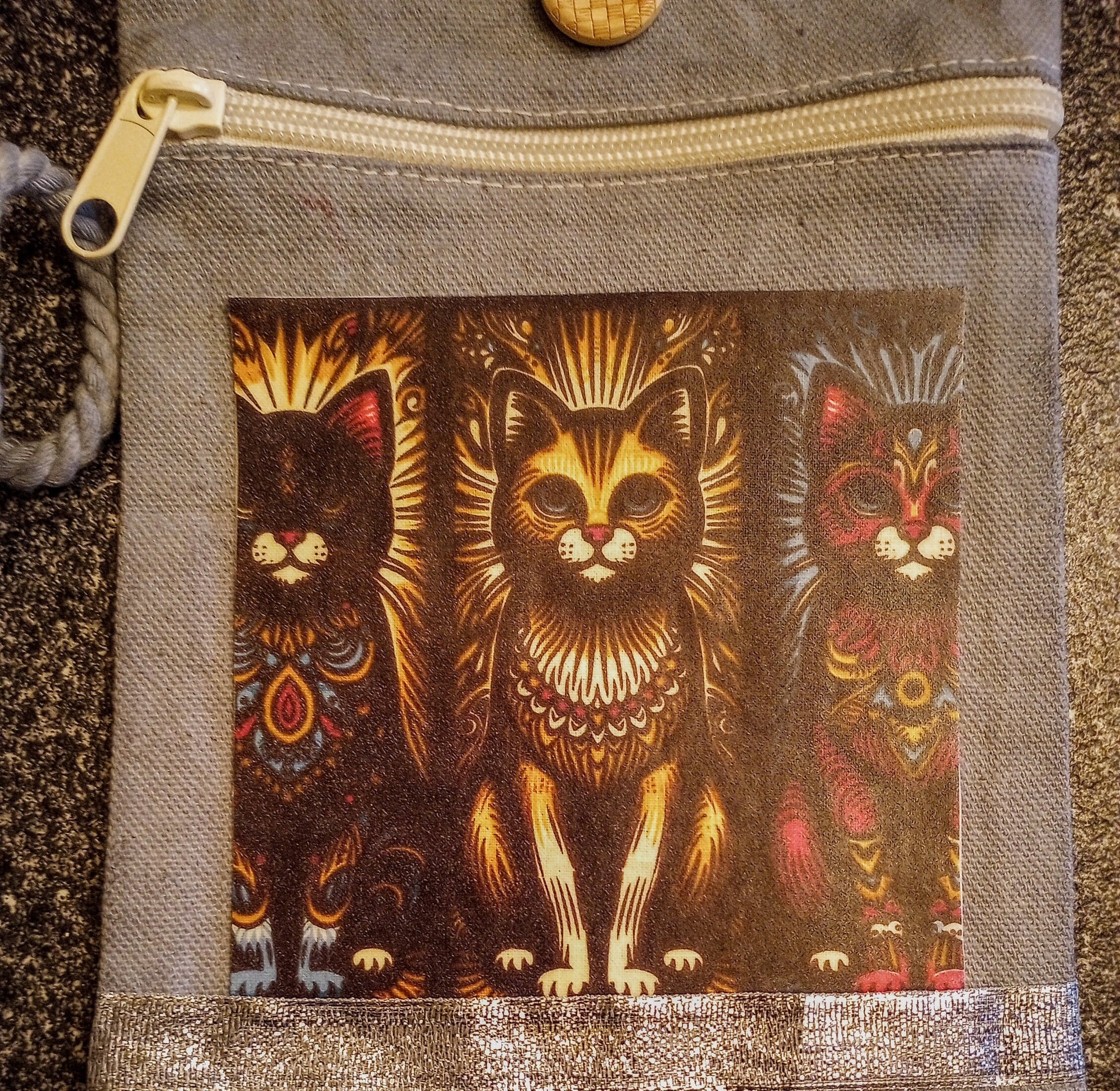 3 Cats Shoulder Bag - Etsy