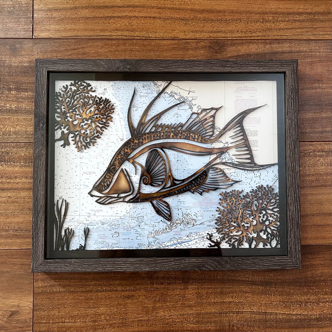 Hogfish Wall Decor: Florida Keys Art - Etsy