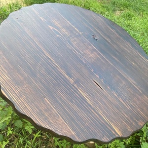 Rustic Farmhouse Stained Pine Table Top - Etsy