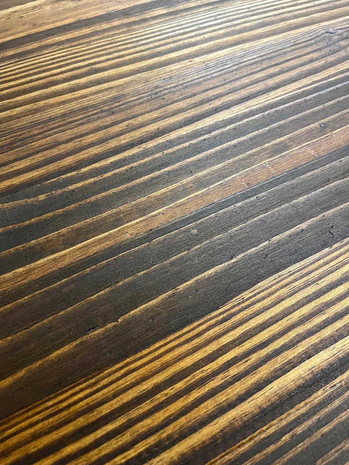 Rustic Farmhouse Stained Pine Table Top - Etsy