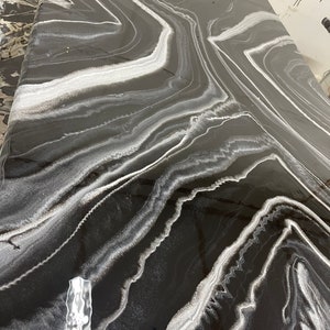 Luxury Black Onyx Epoxy Designs, Custom! - Etsy