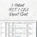 5 Patient Pct/cna Report Sheet Bundle, Certified Nurse Assistant, HIGH ...