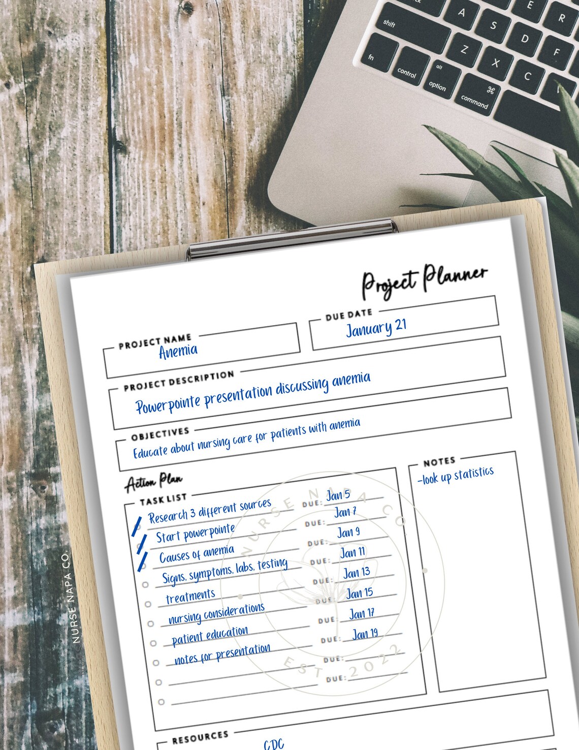 Nursing Student Bundle, Learning Template, Concept Map, Student ...