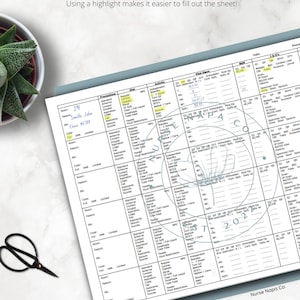 6 Patient Pct Report Sheet Bundle, Cna Report Sheet Bundle, HIGH ...