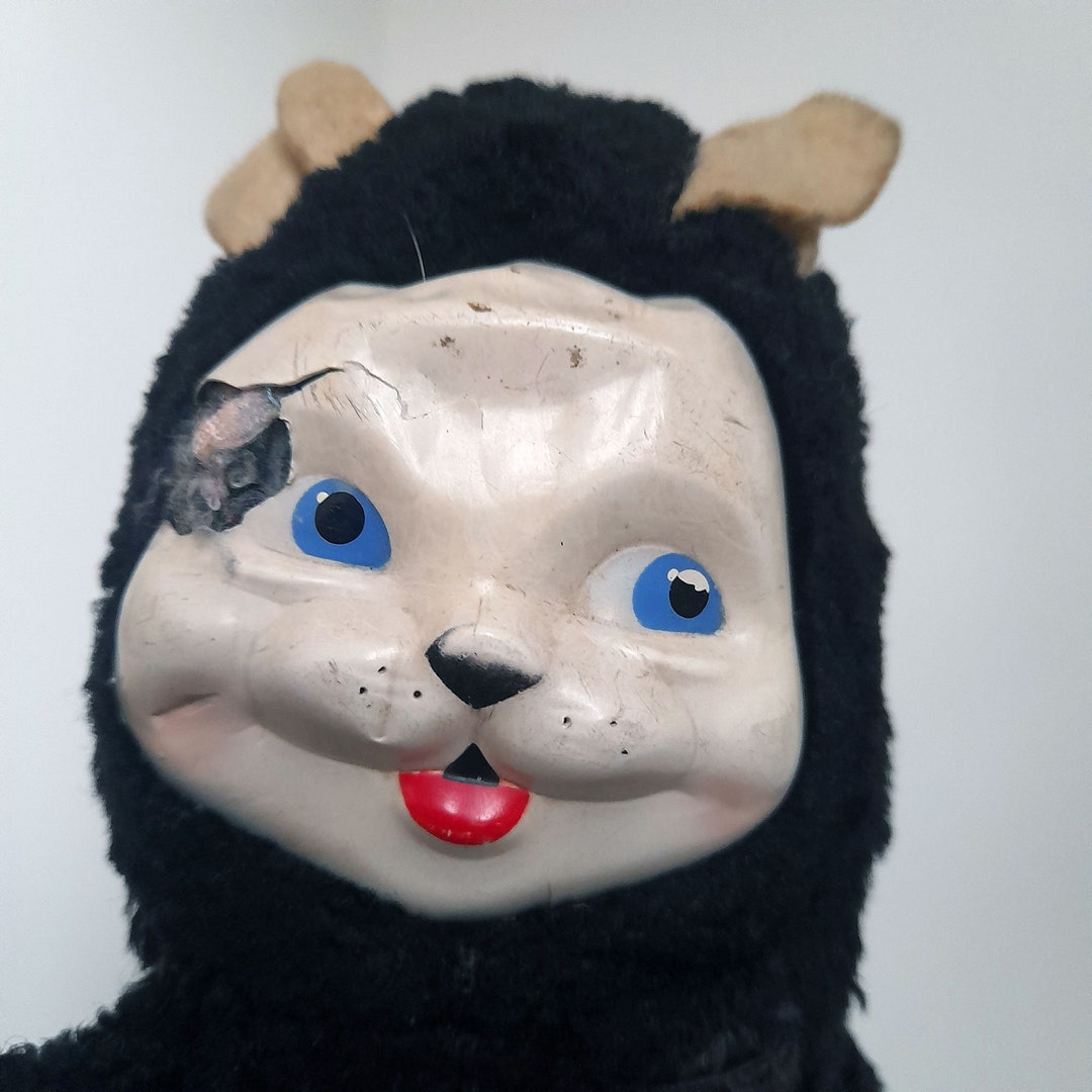 Vintage Cheeky Cat Hand Puppet - Etsy