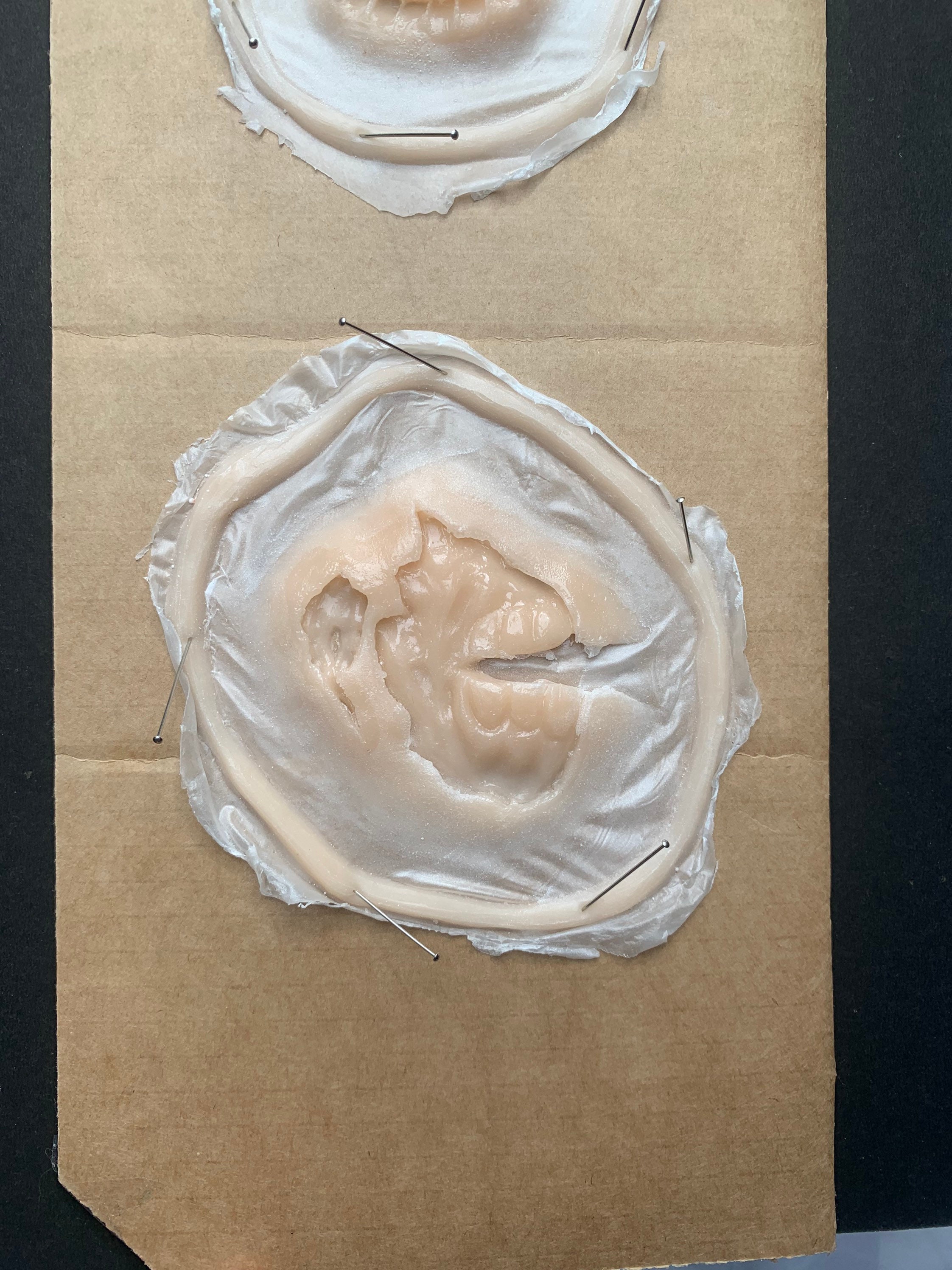 Zombie Cheek Prosthetic made to Order Product - Etsy