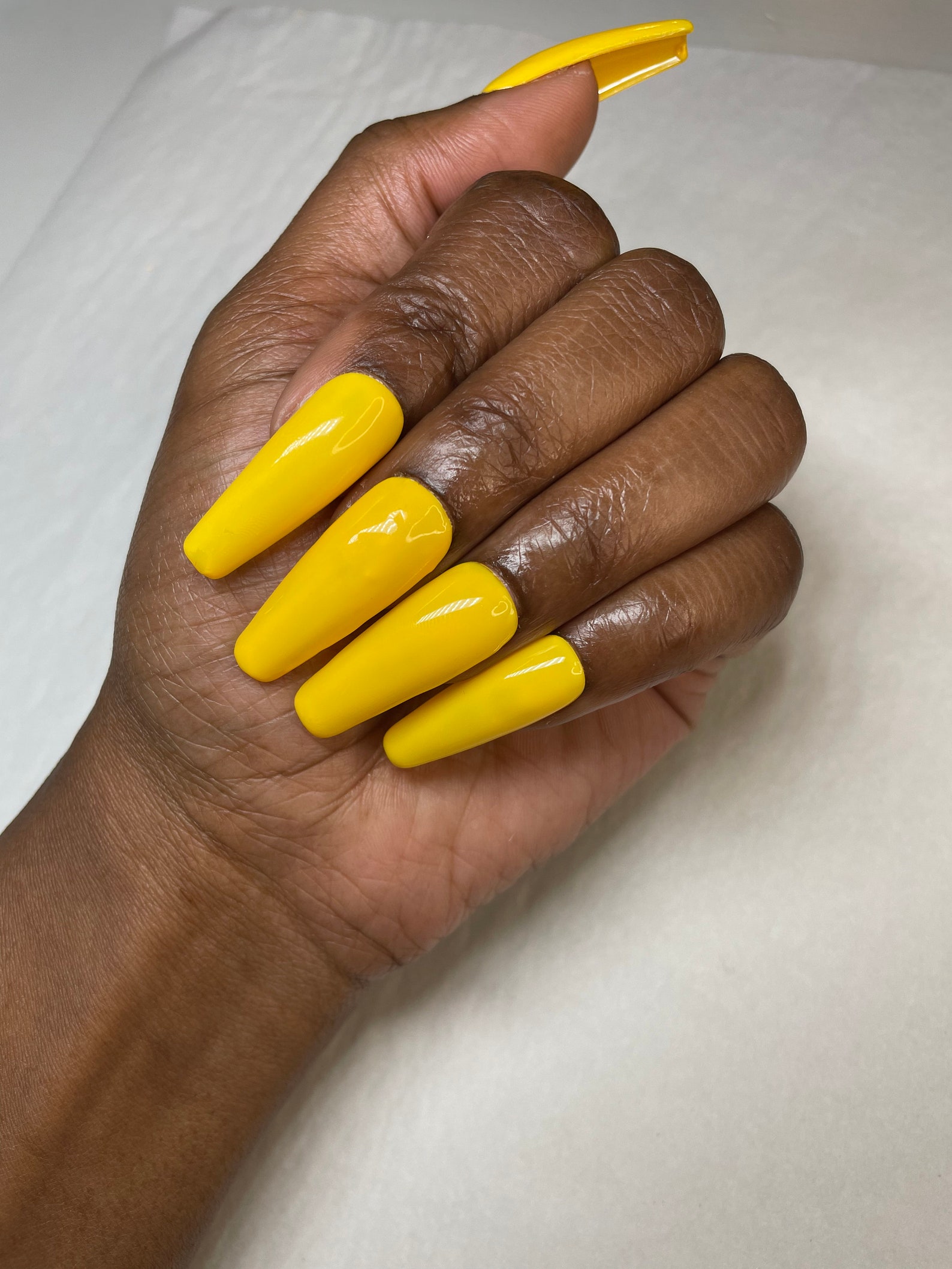 Neon Press on Nails - Etsy