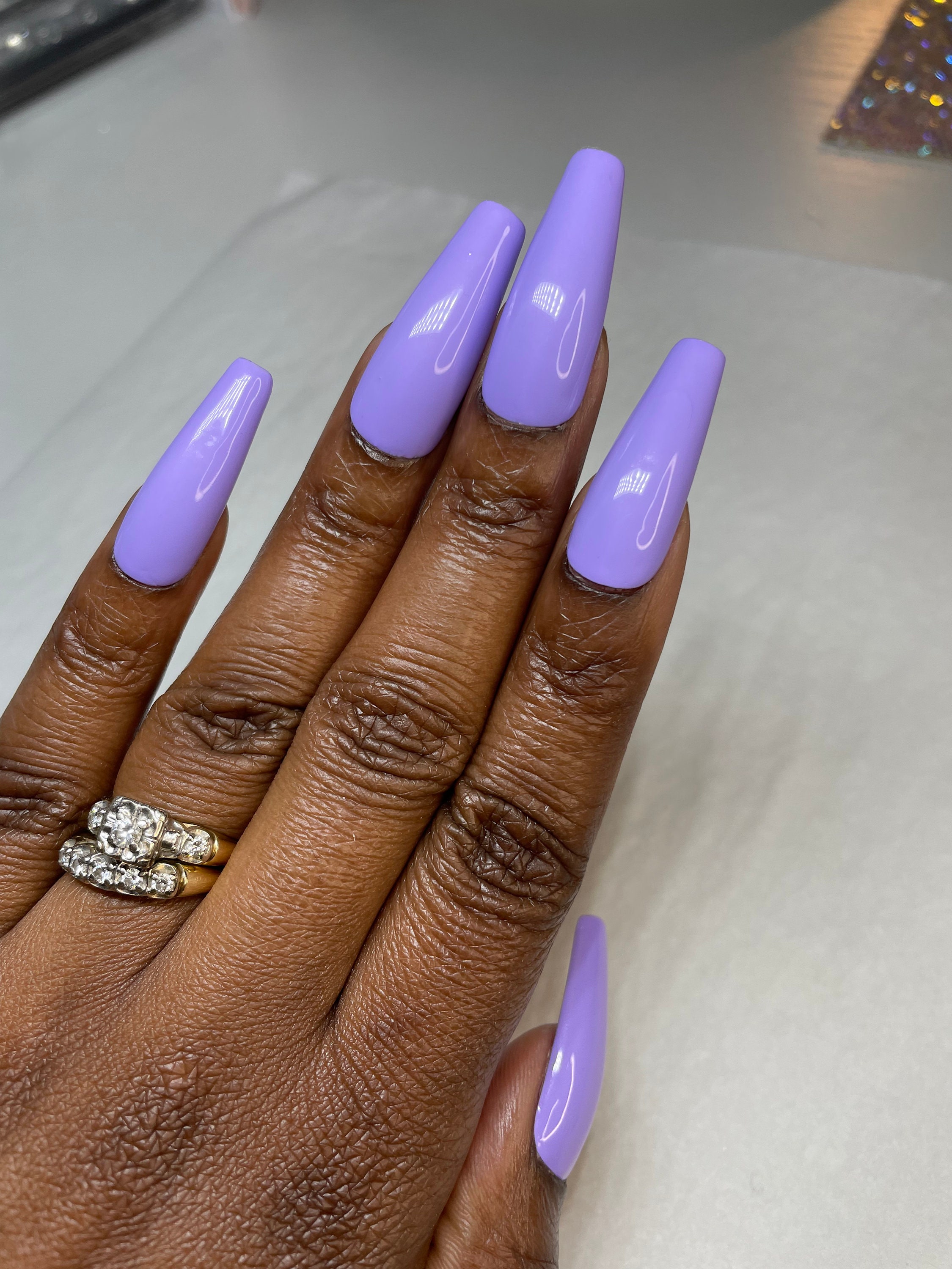 Neon Press on Nails - Etsy