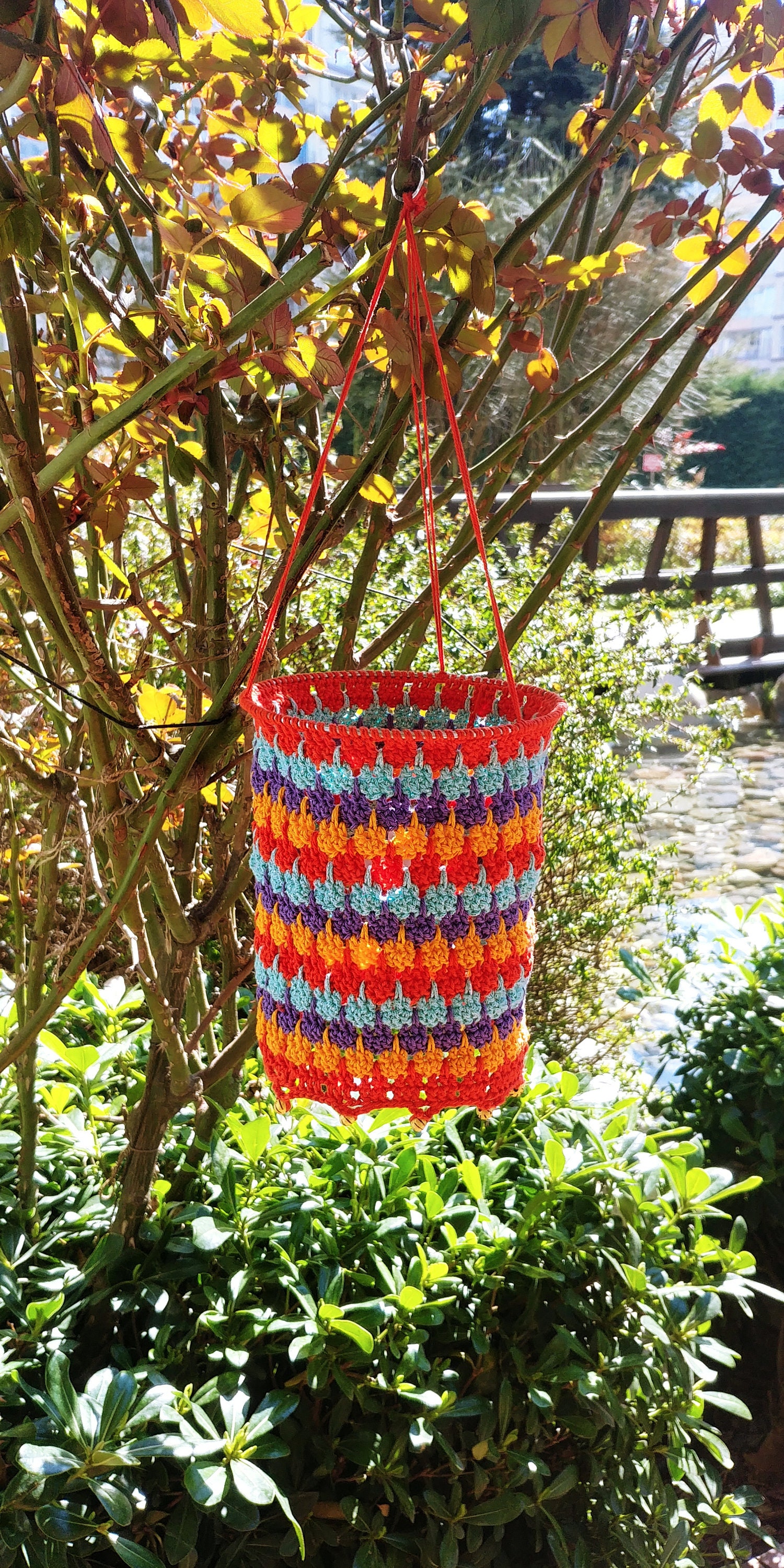 Crochet African Style Lantern PDF Pattern, Massai Crochet Lantern Decor ...