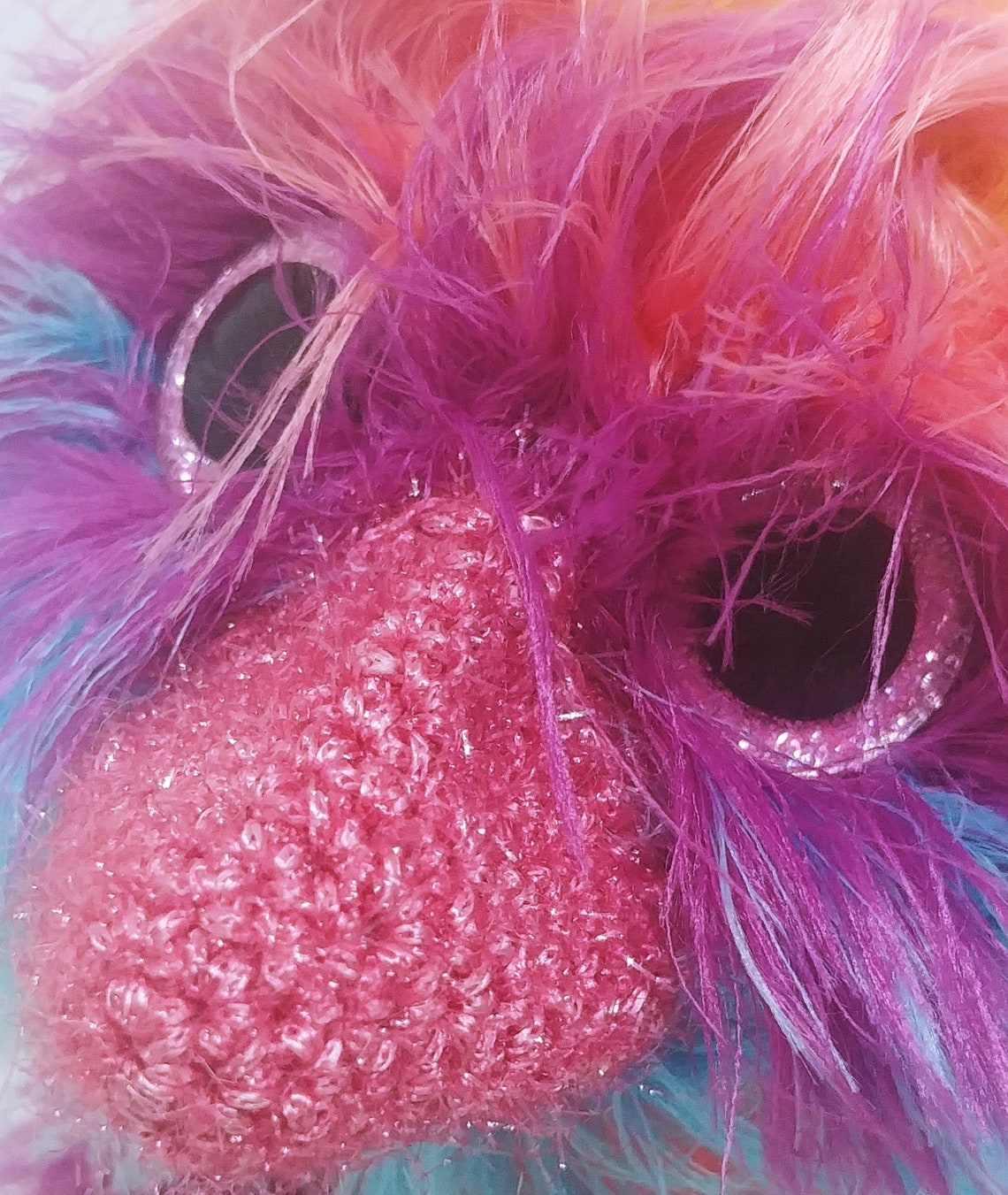 Colorful Furry Ostrich Amigurumi Crochet Pattern, Cute Ostrich Toy PDF ...