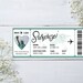 NYC Boarding Pass, New York Plane Ticket, Editable and Printable Trip ...