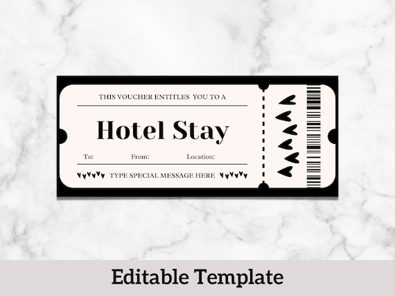 Hotel Gift Voucher Sample