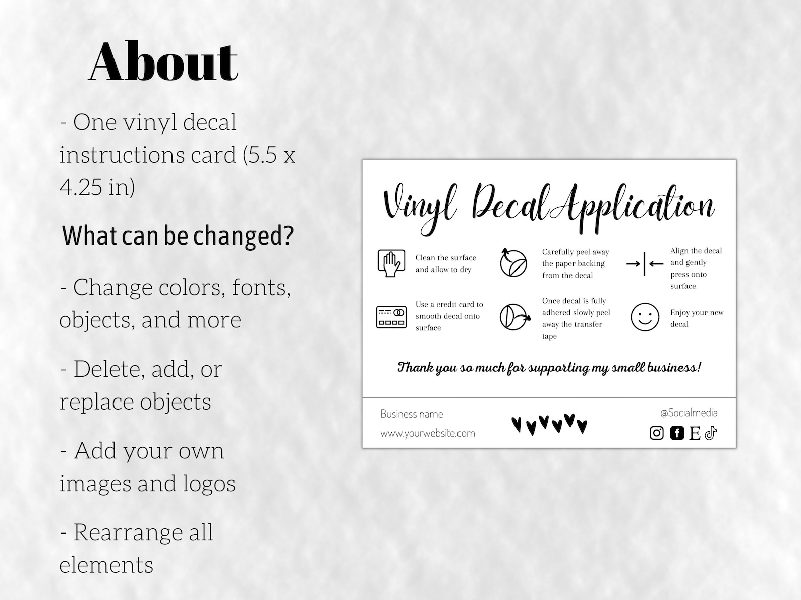 Apply Vinyl Decal Instructions, Instructions for Car Decal, Decal ...