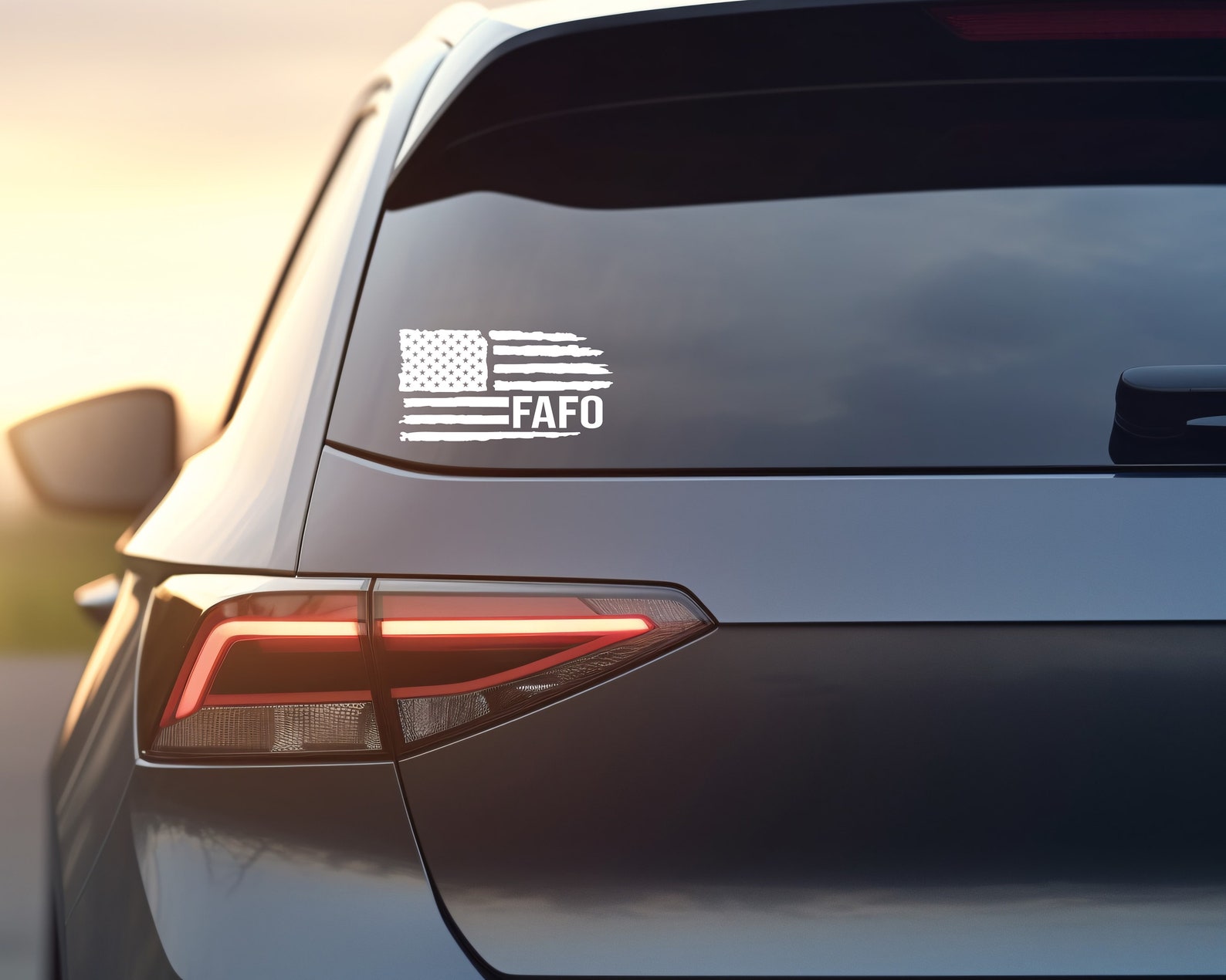 FAFO American Flag, FAFO Car Decal, American Flag FAFO, 2nd Amendment ...