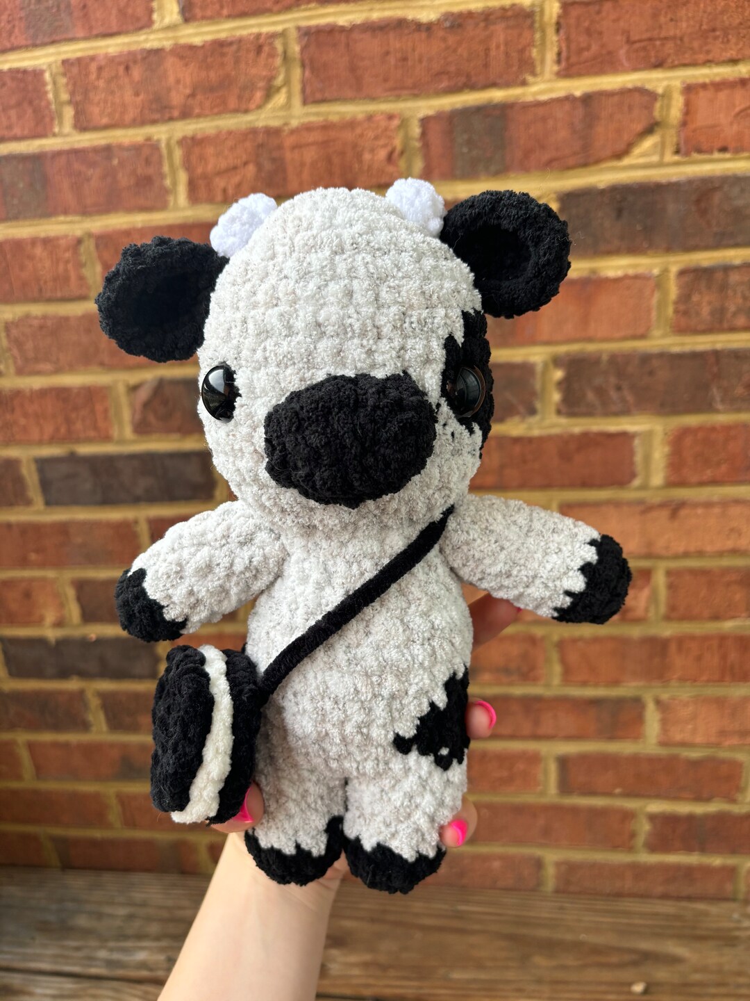 Cookies and Cream Oreo Crochet Cow One-of-a-kind Gift for Cow ...