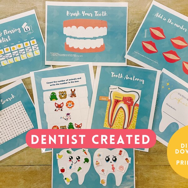 Dental Education Poster - Etsy