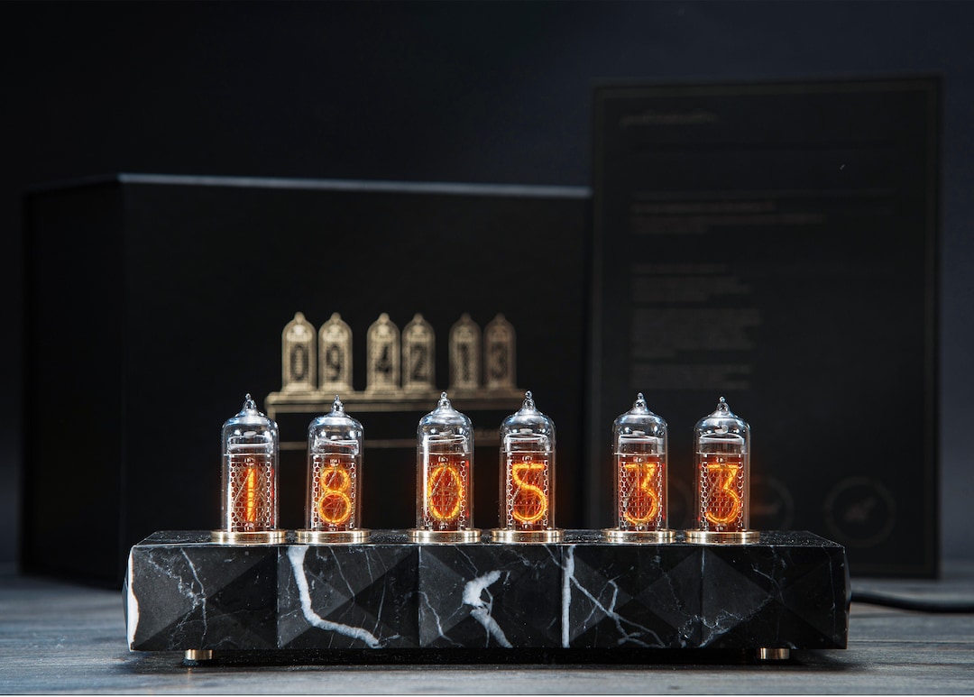 Nixie Clock | Tube Clock | Table Clock | Vintage Style Clock | Retro ...