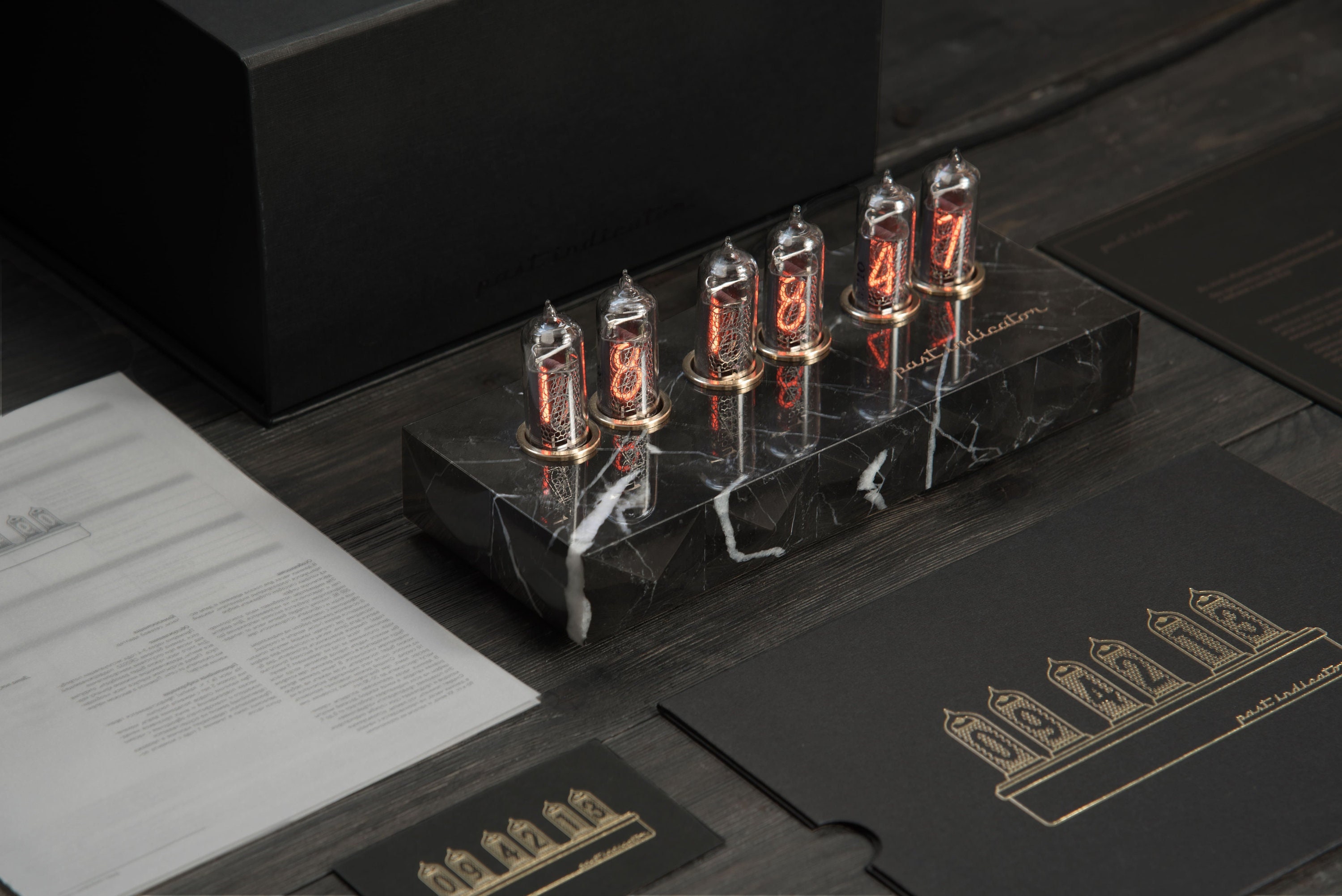 Nixie Clock Tube Clock Table Clock Vintage Style Clock Retro Clock ...