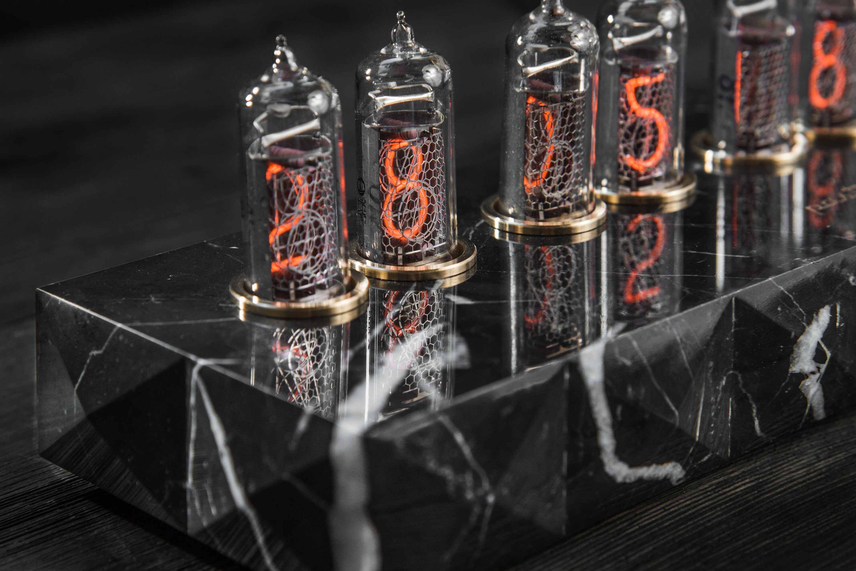 Nixie Clock Tube Clock Table Clock Vintage Style Clock Retro Clock ...