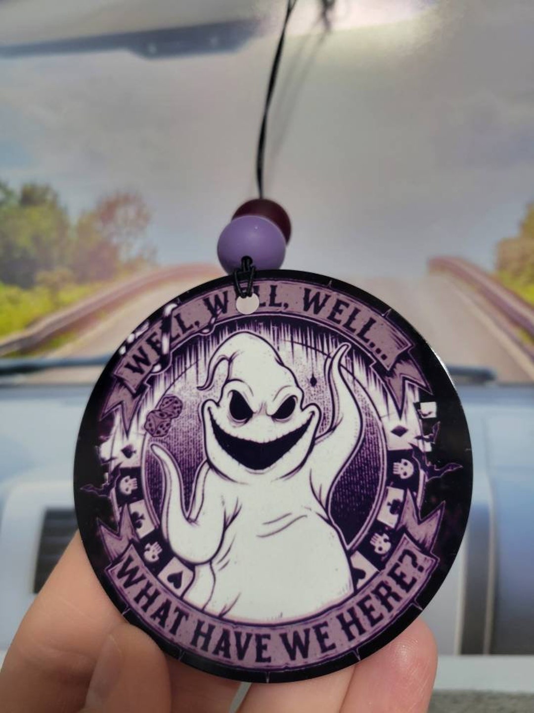 Oogie Boogie, Rear View Mirror Charm, Car Accessory - Etsy