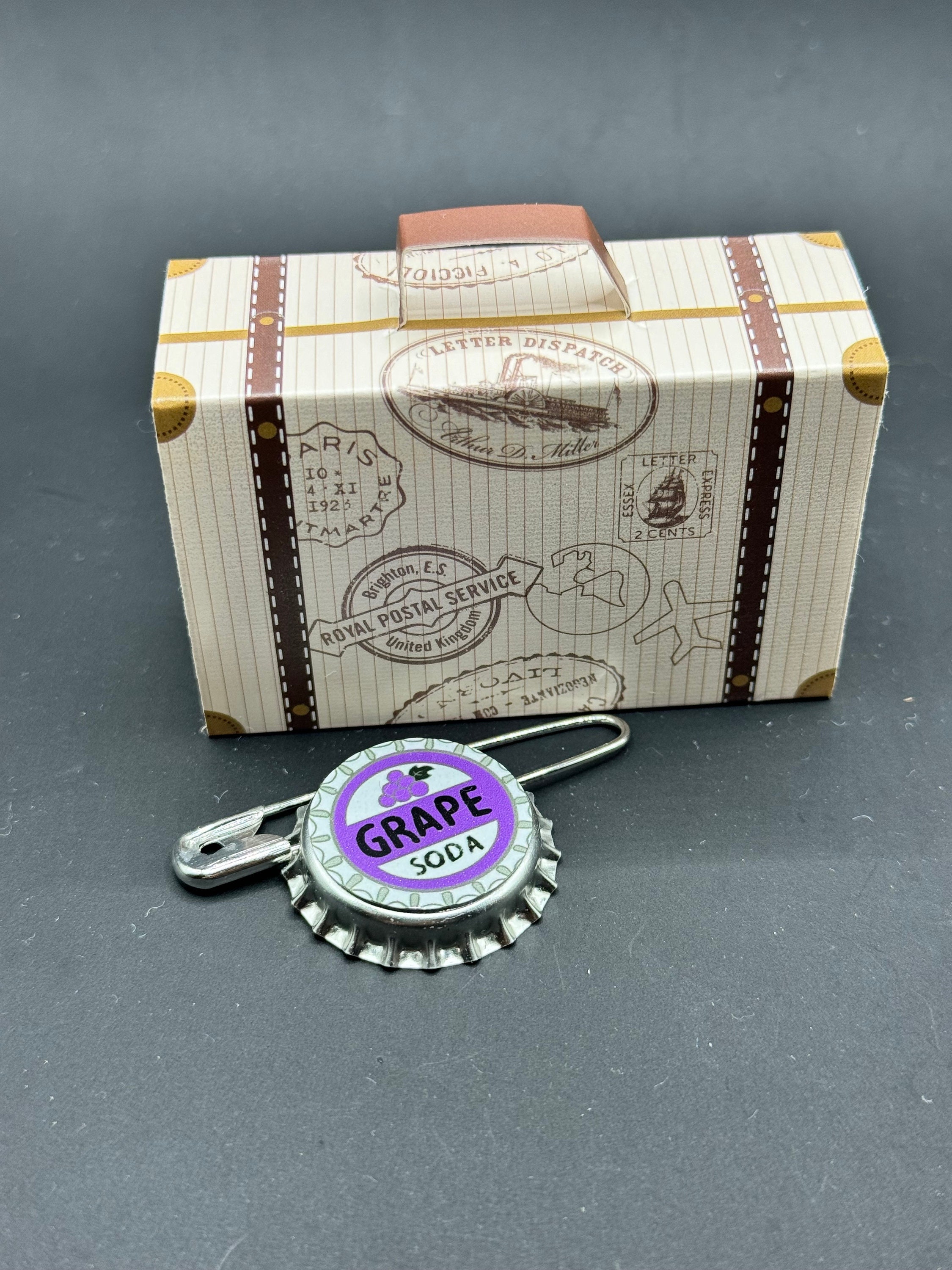 Grape Soda Pin, Ellie Badge - Etsy