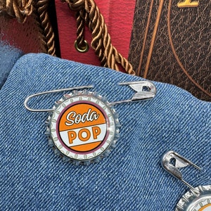 Ellie Soda Pins Set of 6, Ellie Badges - Etsy
