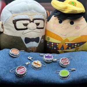 Ellie Soda Pins Set of 6, Ellie Badges - Etsy