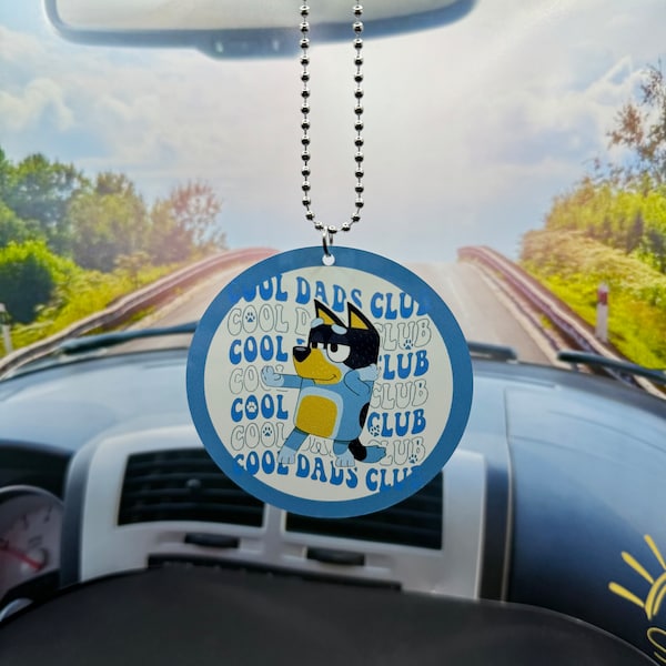 Bluey Dad Life Car Decal - Etsy