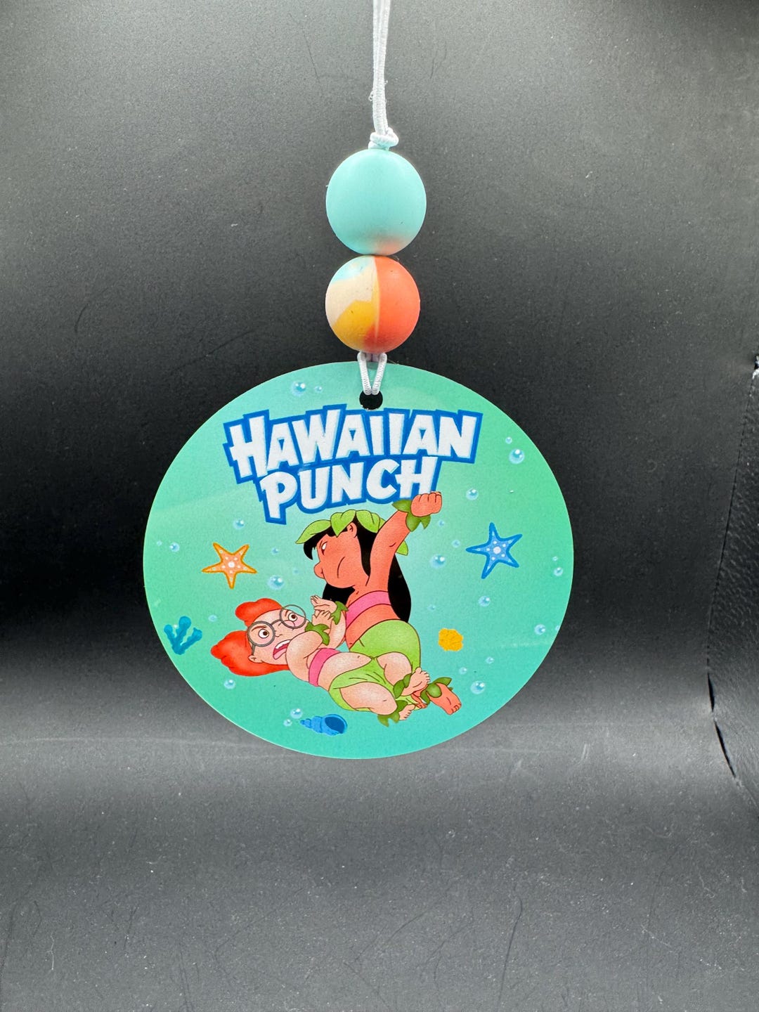 Hawaiian Punch, Lilo and Mertle, Rear View Mirror Charm, Car Accessory ...