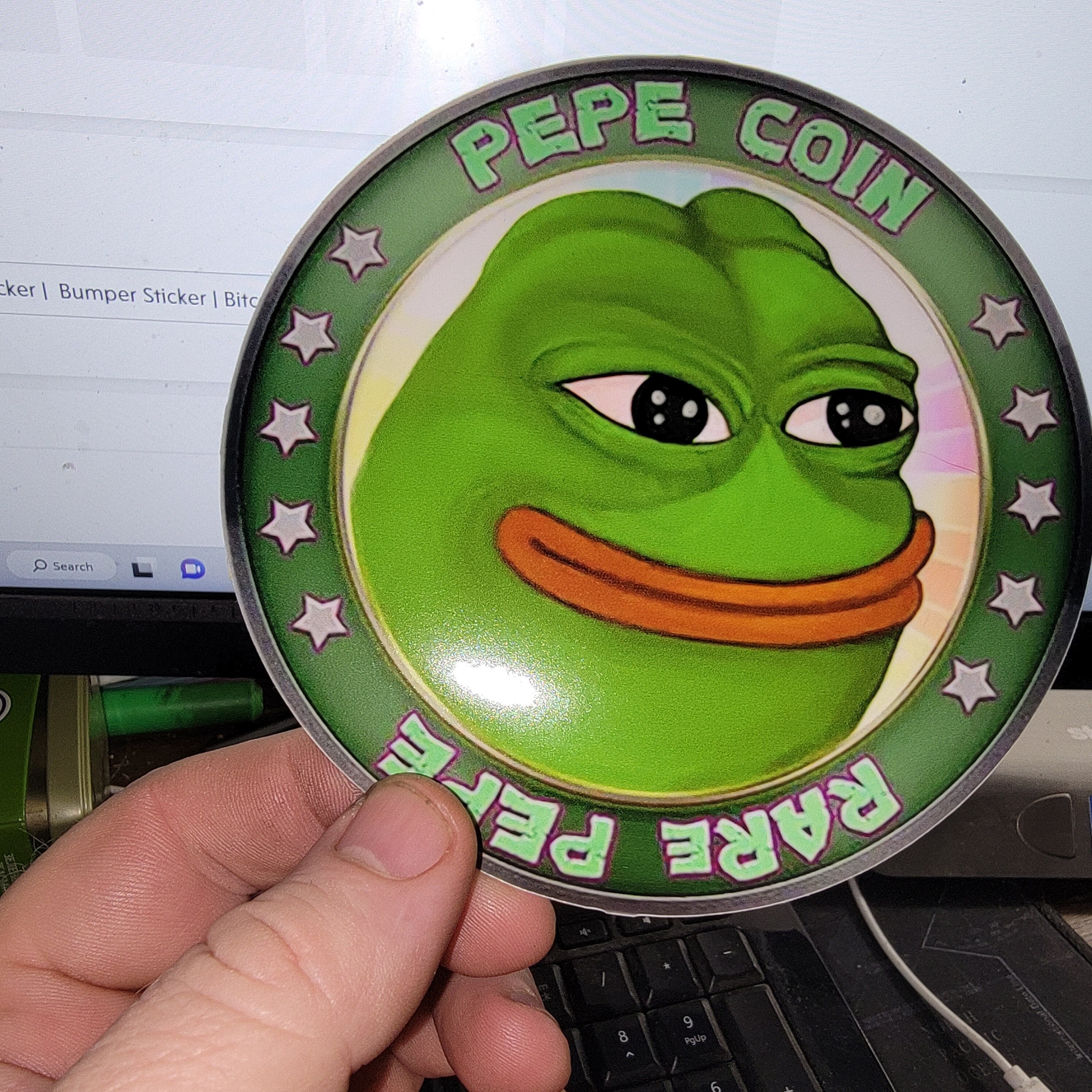 Pepe Frog Stickers Pepe Meme Sticker Pepe Sticker Pepe Laptop Stickers ...