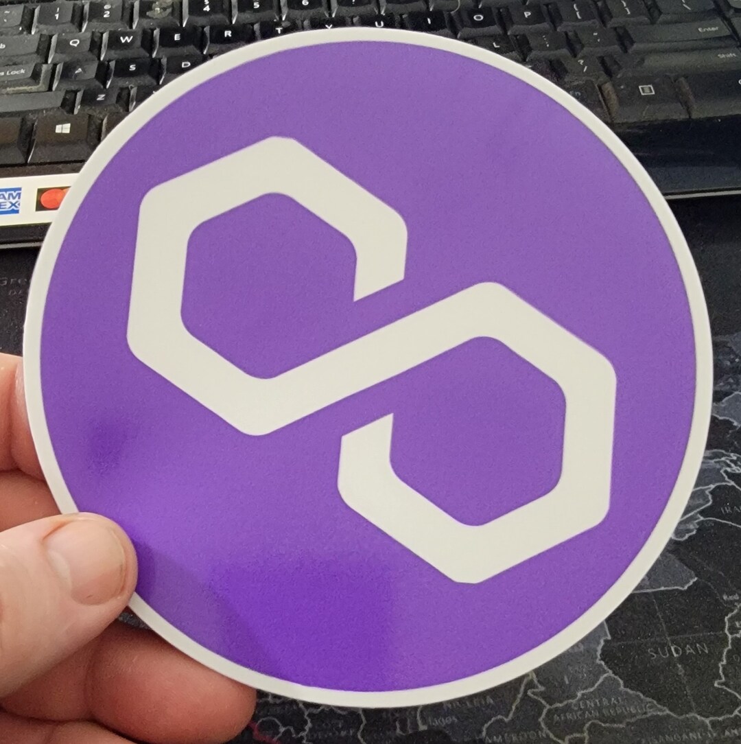Polygon MATIC Crypto Stickers Vinyl Sticker Bumper Sticker Polygon ...