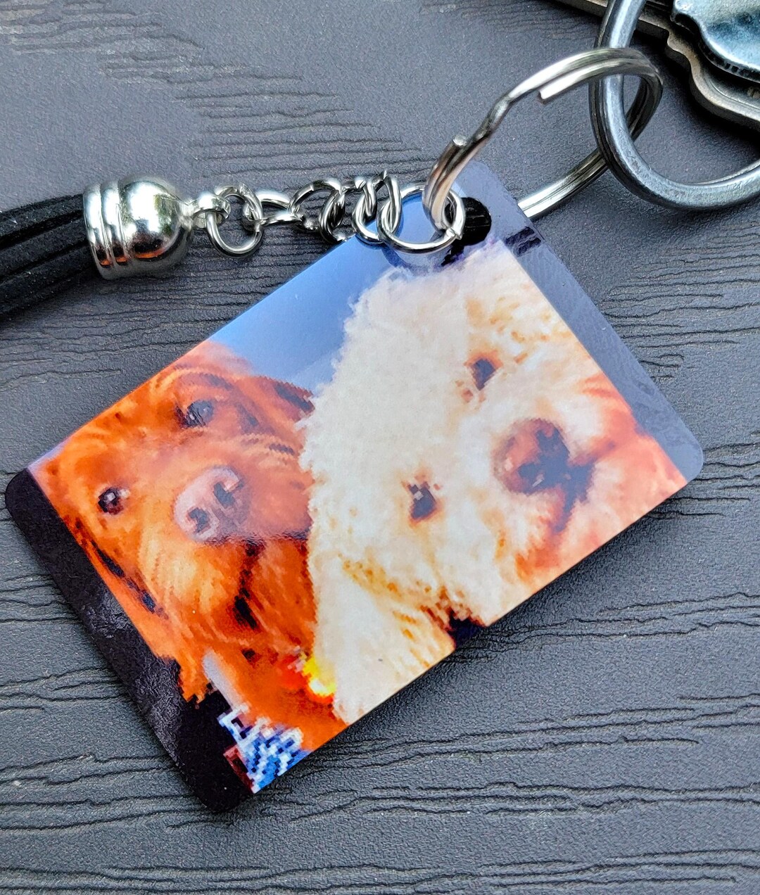 Custom Double-sided Photo Keychain Personalized Keychain With Photo ...