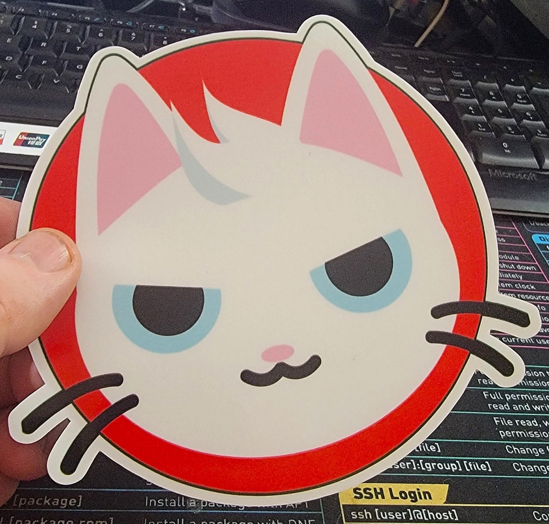 Cat in a Dogs World MEW Stickers Vinyl Sticker MEW Crypto Stickers - Etsy