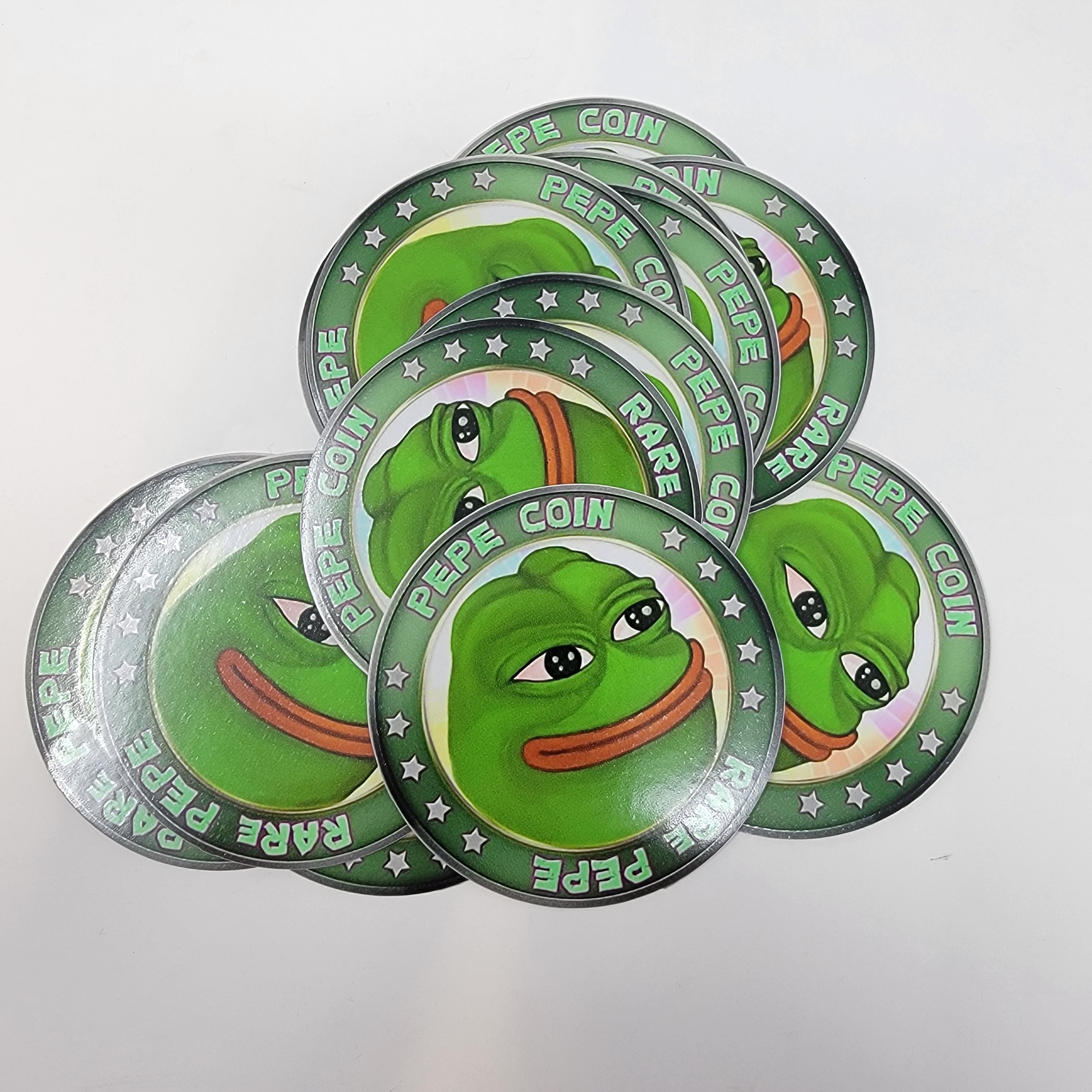 Pepe Stickers Laminated Waterproof Vinyl Pepe Meme Sticker Laptop ...
